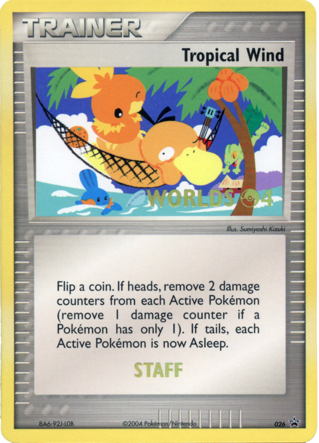 Staff Tropical Wind (026/Nintendo Black Star English Promo) - Pokumon