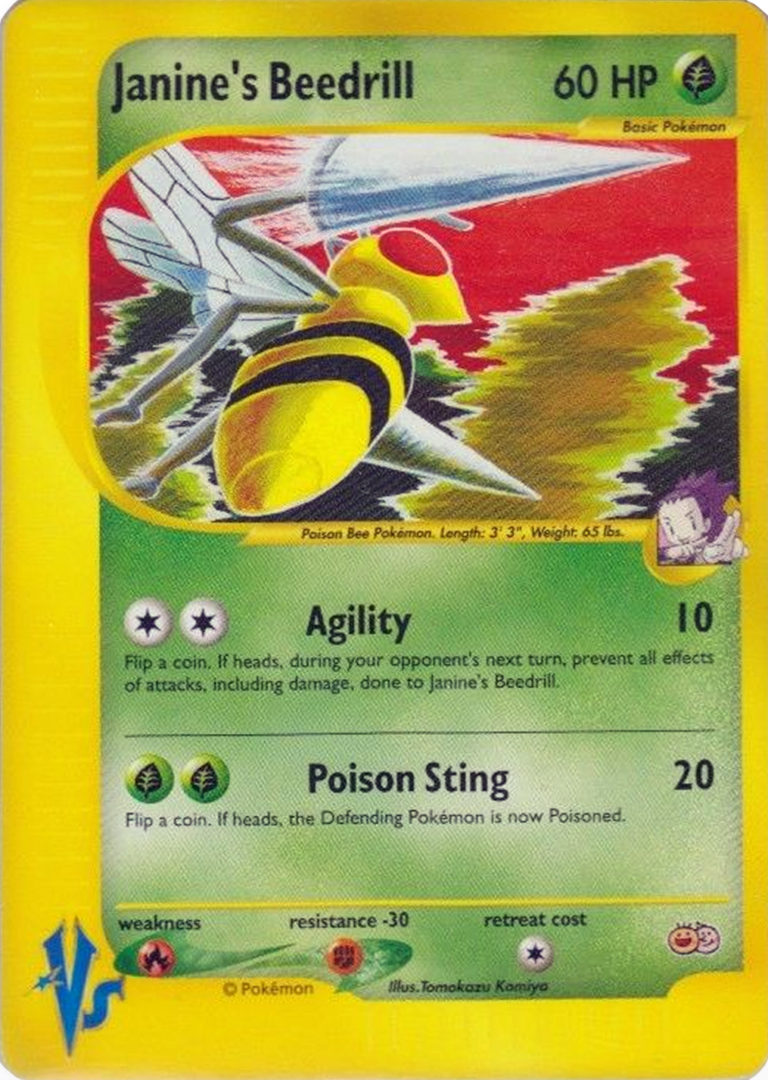 English Janine’s Beedrill (Tropical Mega Battle 2001) (VS Tropical Mega ...