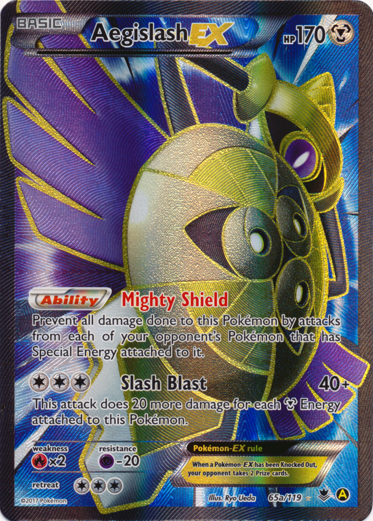 Aegislash EX (65a/119 Premium Trainer’s XY Collection Special Print ...
